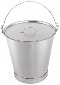 Stainless Steel Buckets (lids available) | 10,12,15 Litre | Unitech