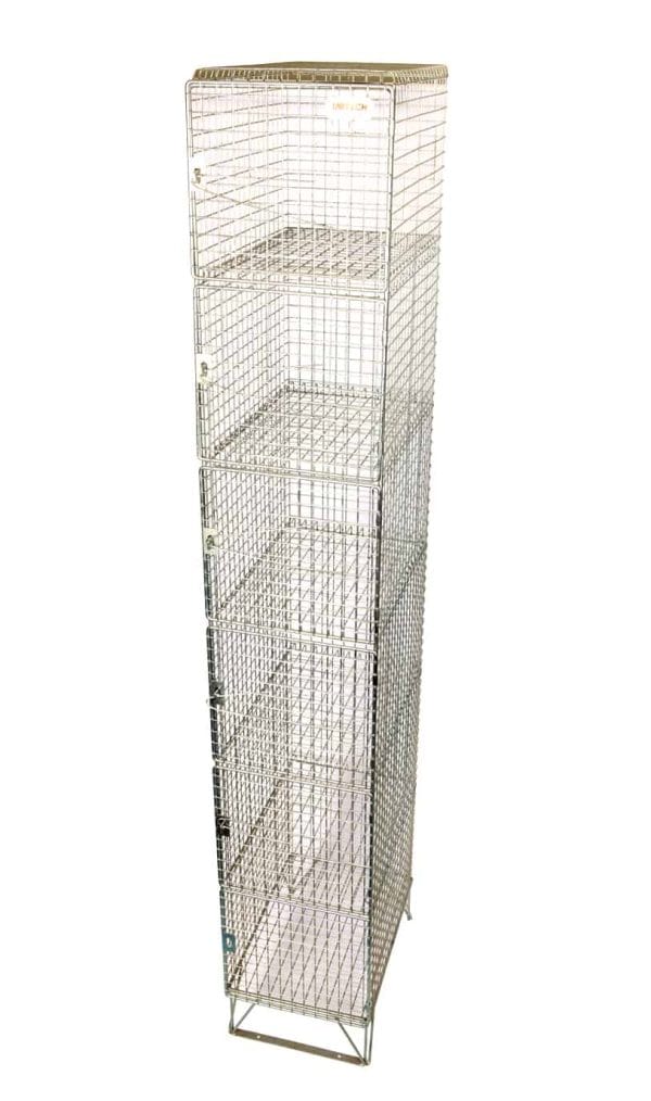 Wire Mesh Lockers | Buy Steel Compartment Lockers | Unitech