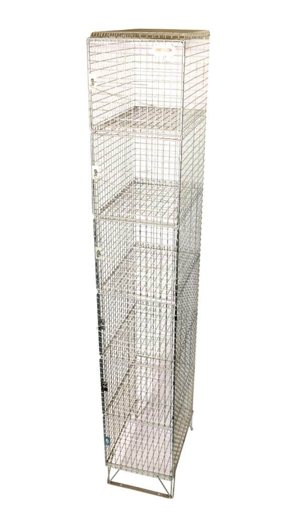 Wire Mesh Lockers | Buy Steel Compartment Lockers | Unitech