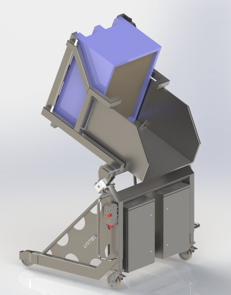 Dolav Tipper | Hydraulic Bin Tipping Equipment | Unitech